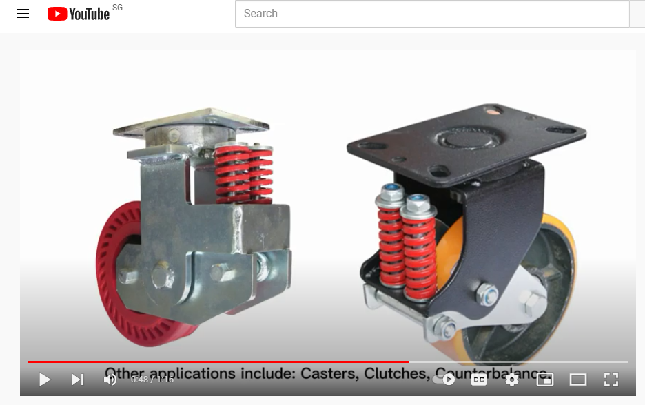 Die Springs are heavy duty metal compression springs manufactured using ...