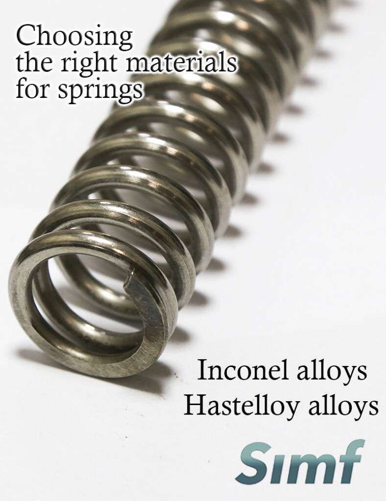 Temperature extremes? What material should be used for a spring ...